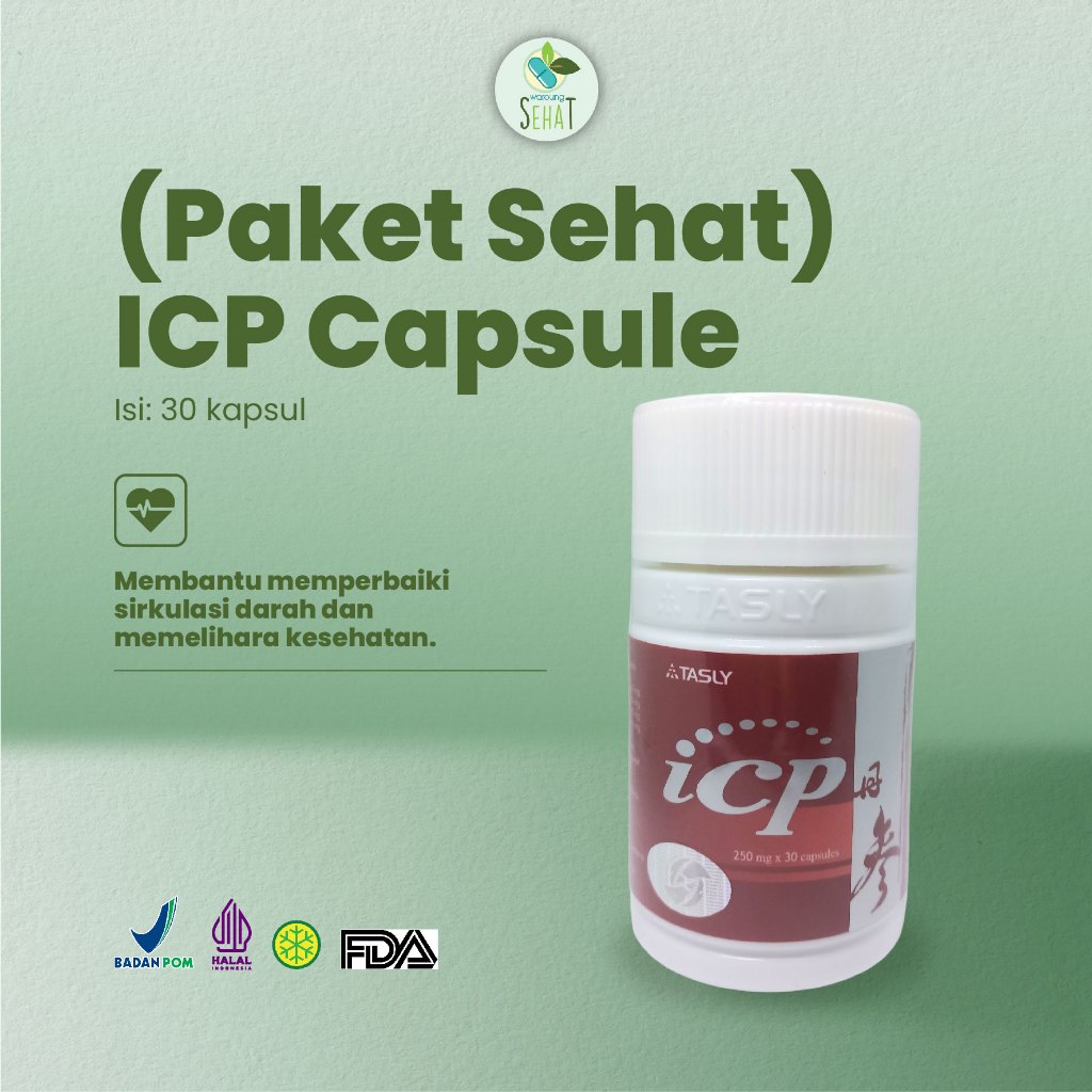 Jual Tasly ICP Capsule Isi 30 Kapsul Bebas Kebas Dan Kesemutan ...