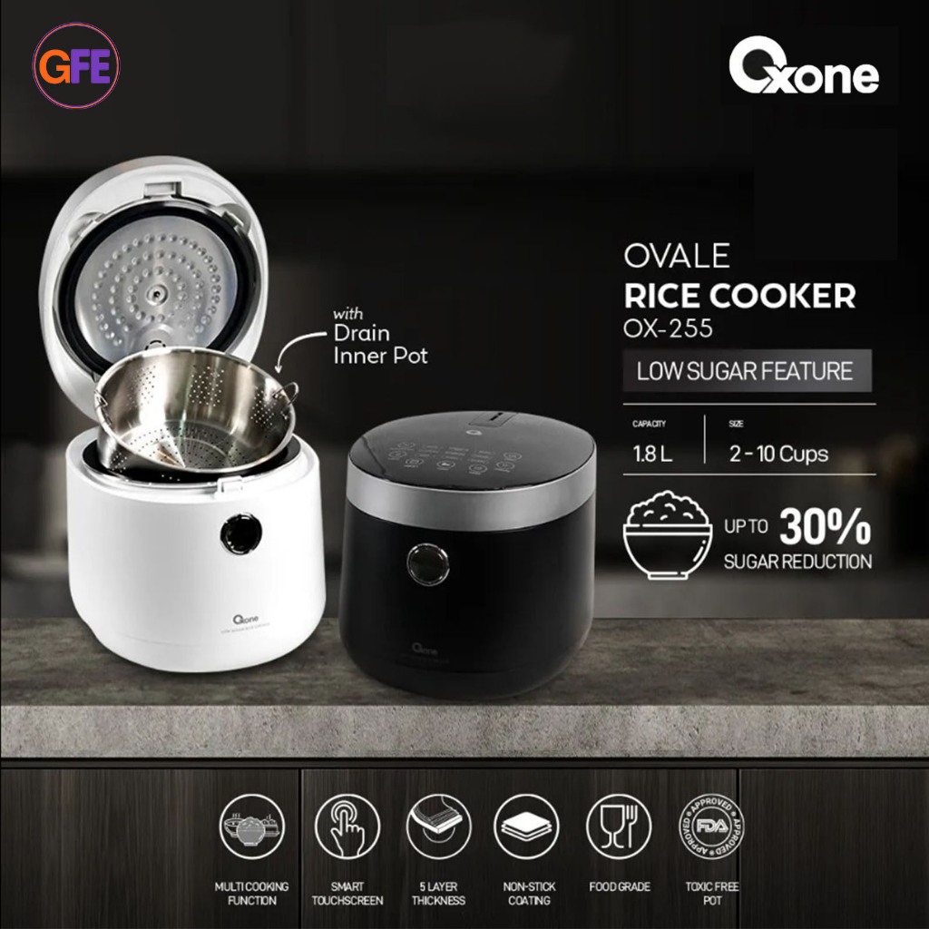 Jual Oxone Ovale Rice Cooker 1,8 Liter Digital Magic Com Penanak Nasi ...