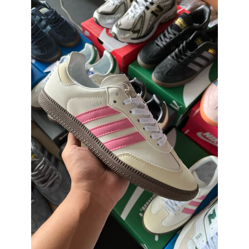 Jual Samba Putih Pink 1:1 | Shopee Indonesia