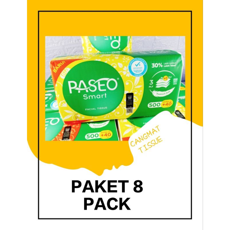 Jual TISSUE PASEO 8 PACK TISSUE PASEO 500HELAY +40 HELAY TISSUE PASEO ...