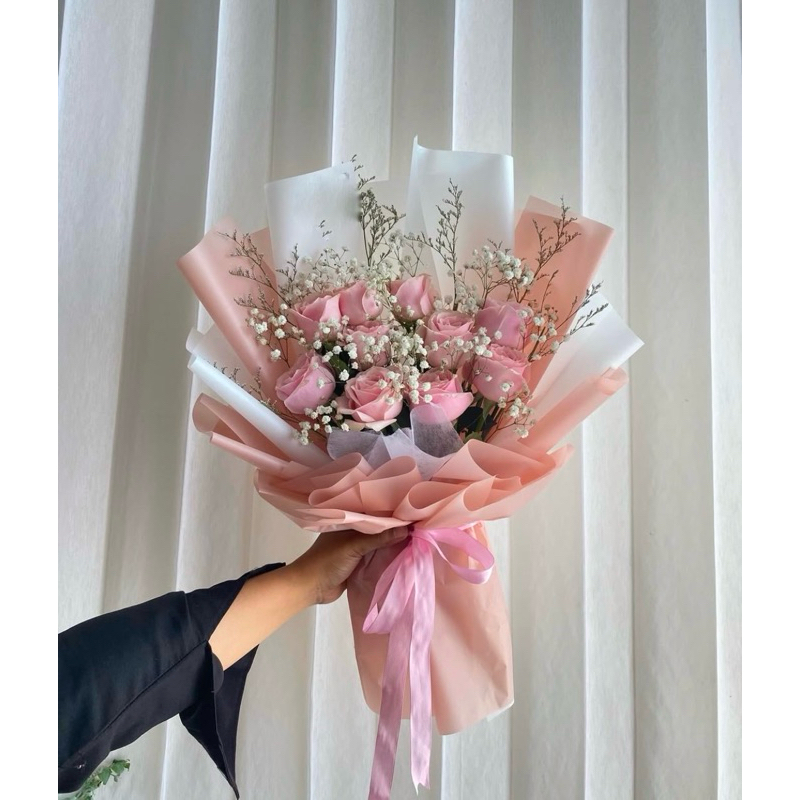 Jual buket wisuda, bunga asli, BUKET VALENTINE buket bunga asli ...
