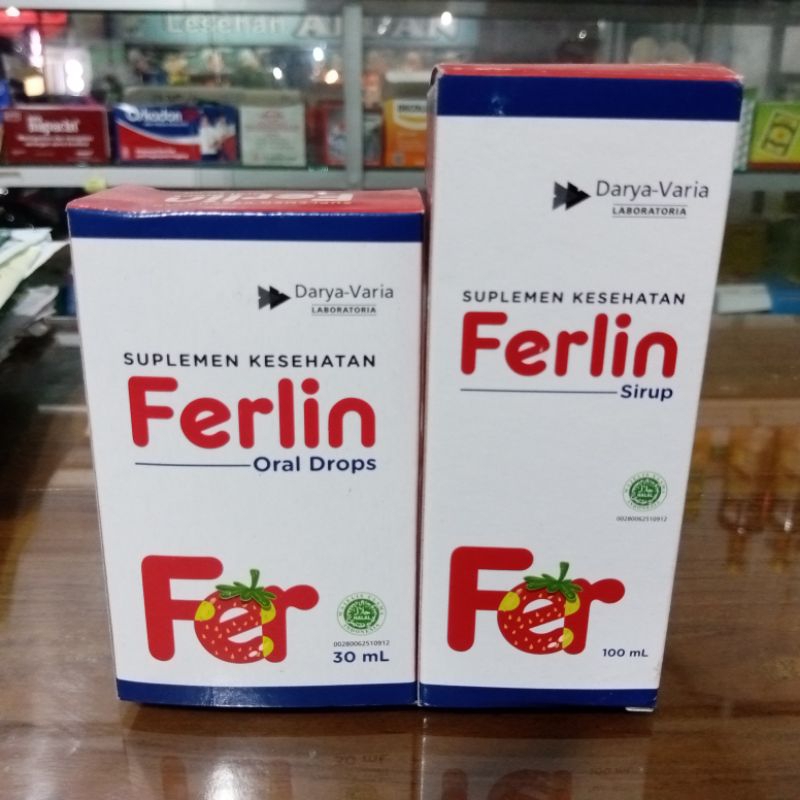 Jual Ferlin sirup/ferlin drop suplemen kesehatan | Shopee Indonesia