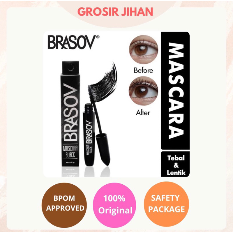 Jual Brasov Black Mascara | Shopee Indonesia
