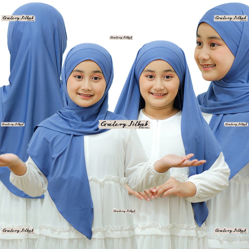 Jual Hijab Anak Segitiga Malay jr Jersey | Jilbab Segitiga Tali Malay ...