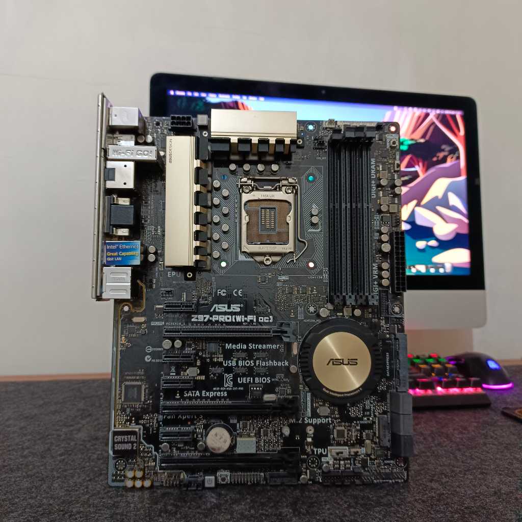 Jual MOTHERBOARD INTEL CHIPSET Z97 LGA 1150 INTEL GEN 4 SUPPORT NVME | Shopee Indonesia