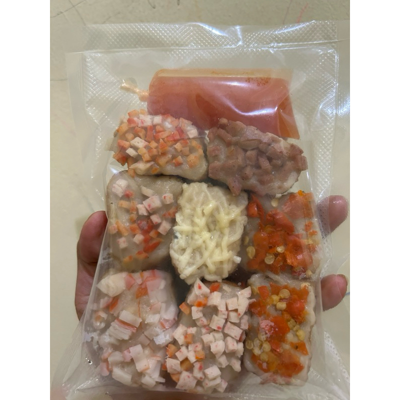 Jual Tahu Bakso gimbal saus Dimsum isi 8 | Shopee Indonesia