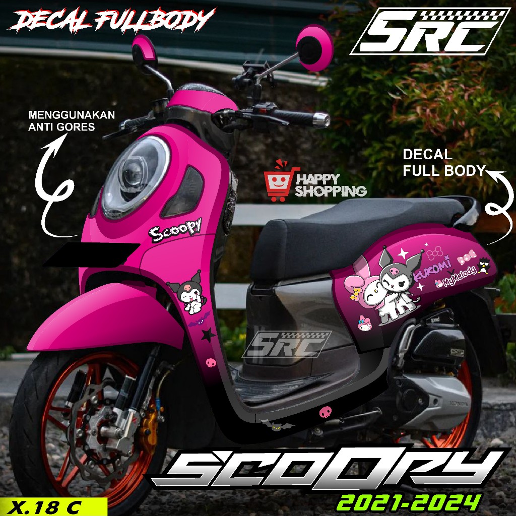 Jual COD Decal Sticker Full Body Honda Scoopy 2020 2021 2022 2023 2024 Sticker Full Body Scoopy ...