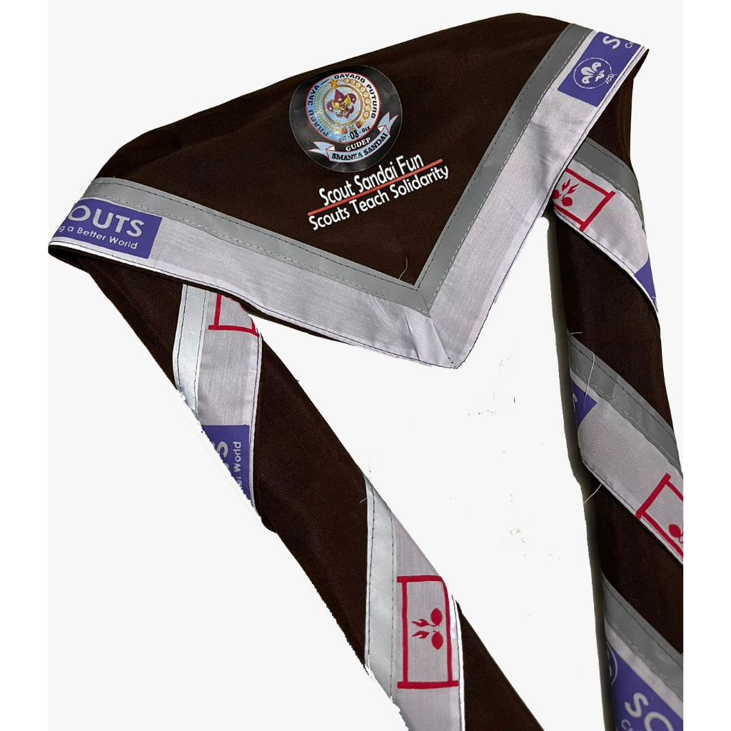 Jual Scraf Custom scraft pramuka polos lis sablon megamendung Loreng ...