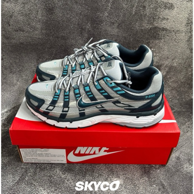 Jual (SALE) NIKE P6000 SILVER ARMORY NAVY Resmi Nike Indonesia | Shopee ...