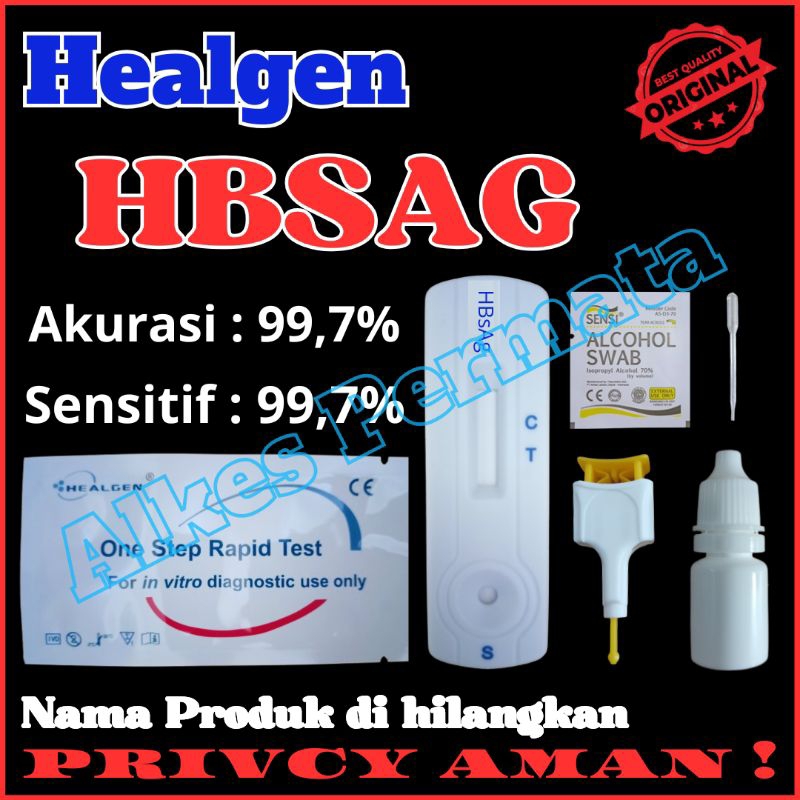 Jual Alat Test HBsAg Akurat Mandiri Satuan Healgen | Shopee Indonesia