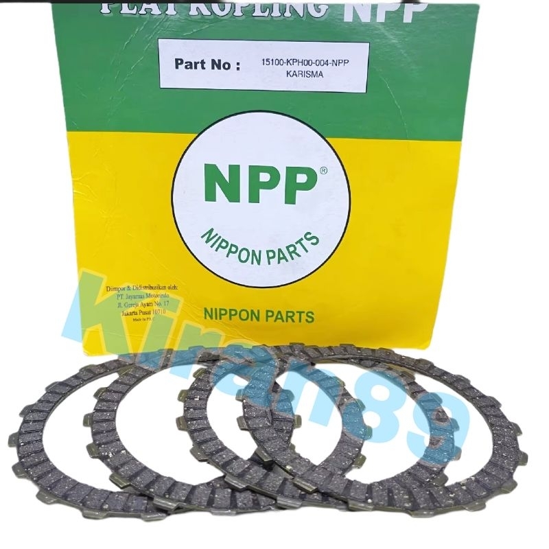 Jual PLAT KOPLING KAMPAS KOPLING KARISMA / KHARISMA SUPRA X 125 KARBU KPH ORIGINAL NPP | Shopee ...