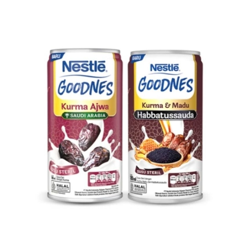 Jual Nestle Goodnes Susu Kurma Ajwa Dan Habbatusauda 189ml Susu Steril ...