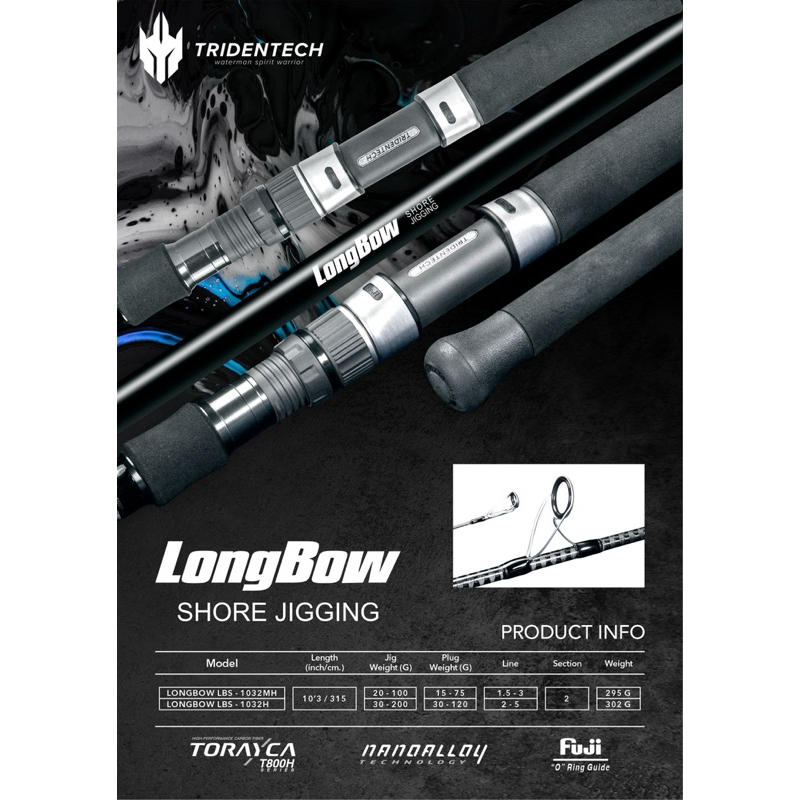 Jual JORAN TRIDENTECH LONGBOW SHORE JIGGING GARANSI RESMI TRIDENTECH ...