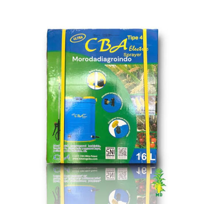 Jual Sprayer/ Tangki Elektrik CBA Type 4 Hijau - 16 Liter | Shopee ...