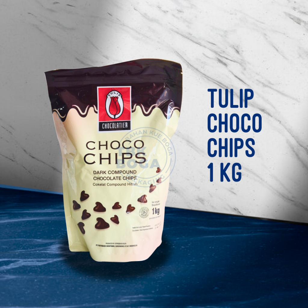 Jual Tulip Choco Chip ( 1 kg ) Coklat Chips Compound Kerucut | Shopee ...