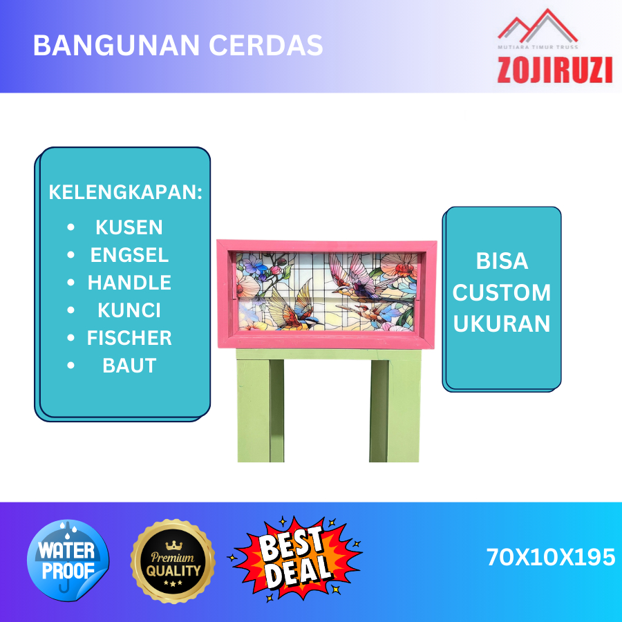 Jual Roster Angin PVC Zojiruzi Modern dan Minimalis | Terima Custom ...