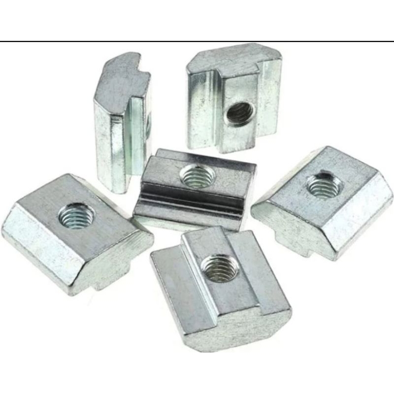 Jual T Tee Nut Sliding 4040 Sliding T Nut M4 M5 M6 M8 Untuk Frame 40x40-M8 | Shopee Indonesia