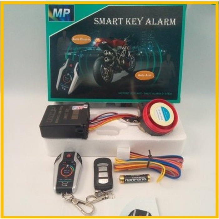 Jual Alarm Motor MP Smart Key. Alarm Anti Maling Smart Key. Alarm MP ...