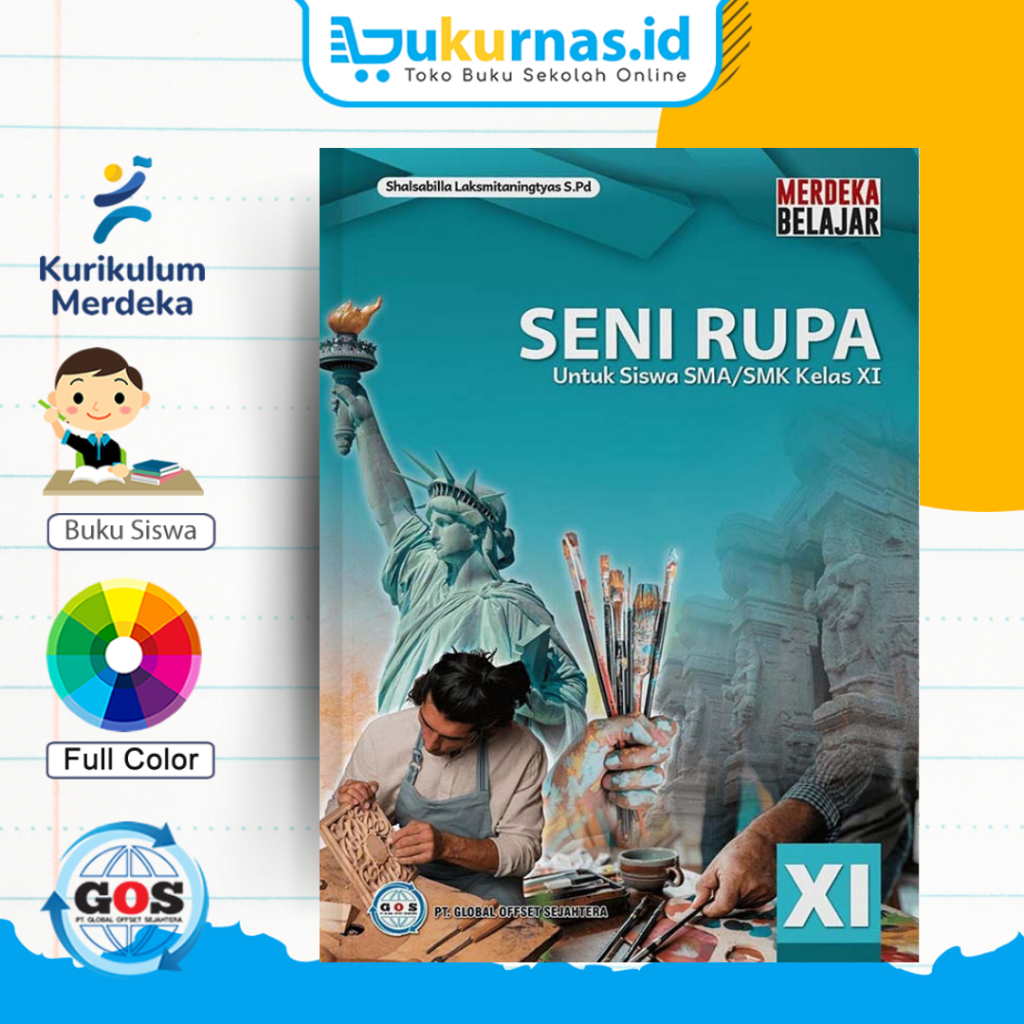 Jual Buku Siswa Seni Rupa SMA/MA Kelas 11 Kurikulum Merdeka - GOS | Shopee Indonesia