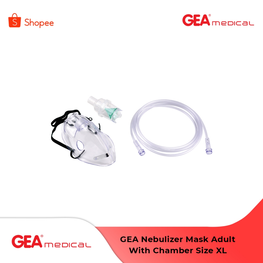 Jual GEA Nebulizer Mask Adult with Chamber (Size XL) | Shopee Indonesia