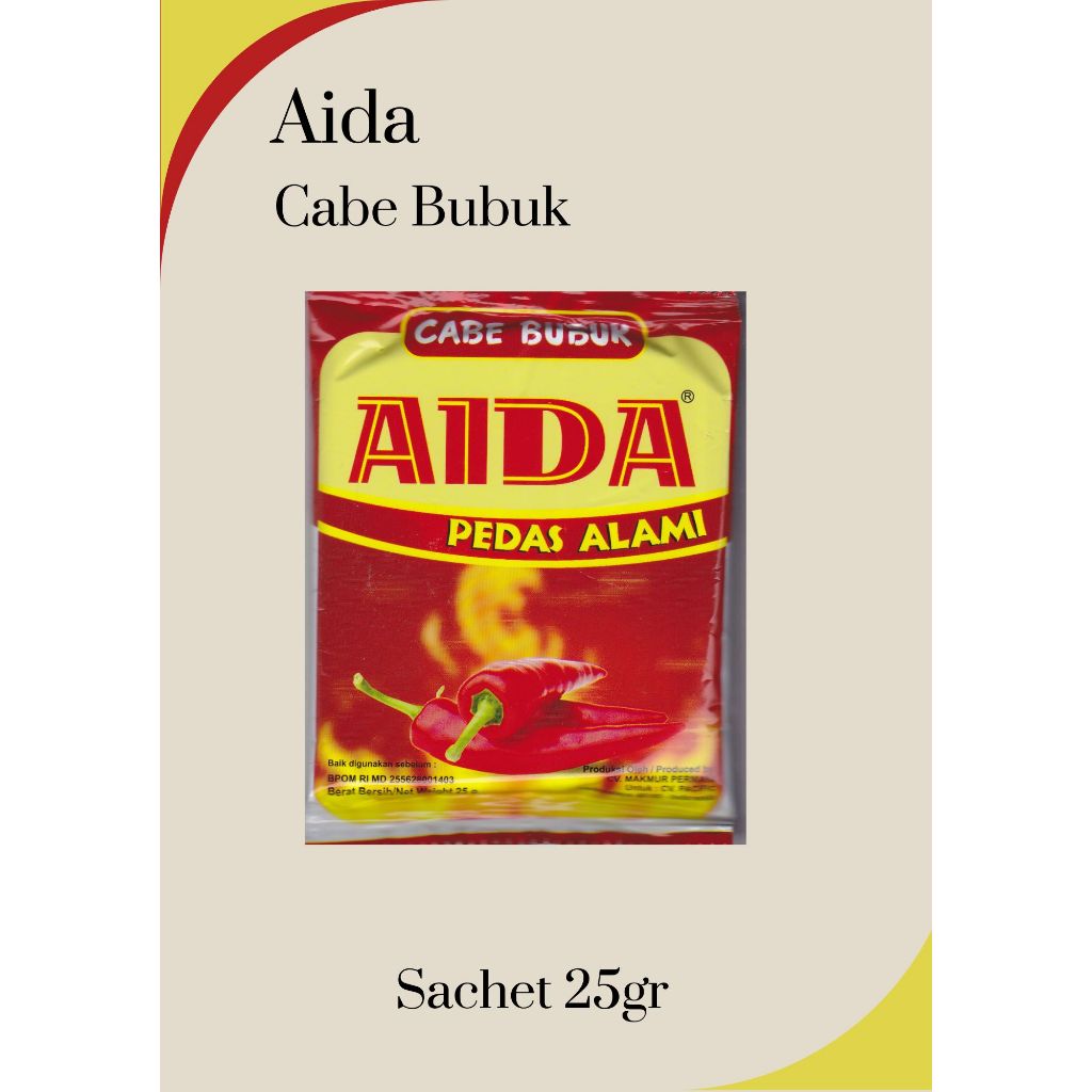 Jual AIDA CABE Bubuk 25gr | Shopee Indonesia
