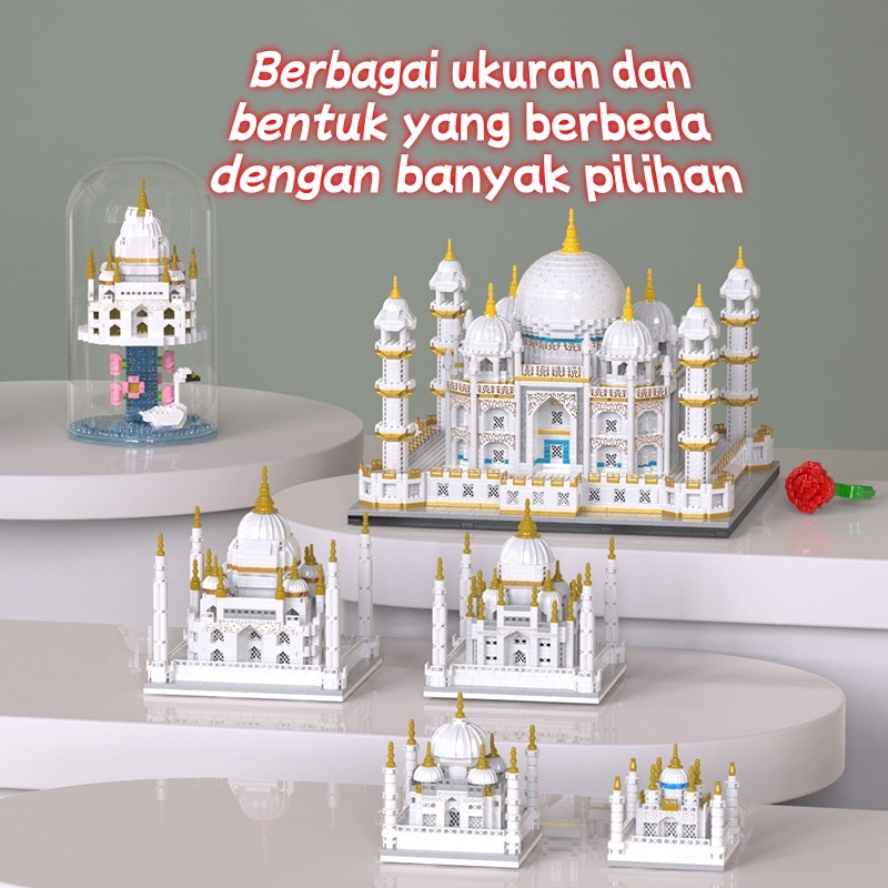 Jual Bricks Taj Mahal Lego Mainan Building Block Model Terkenal ...