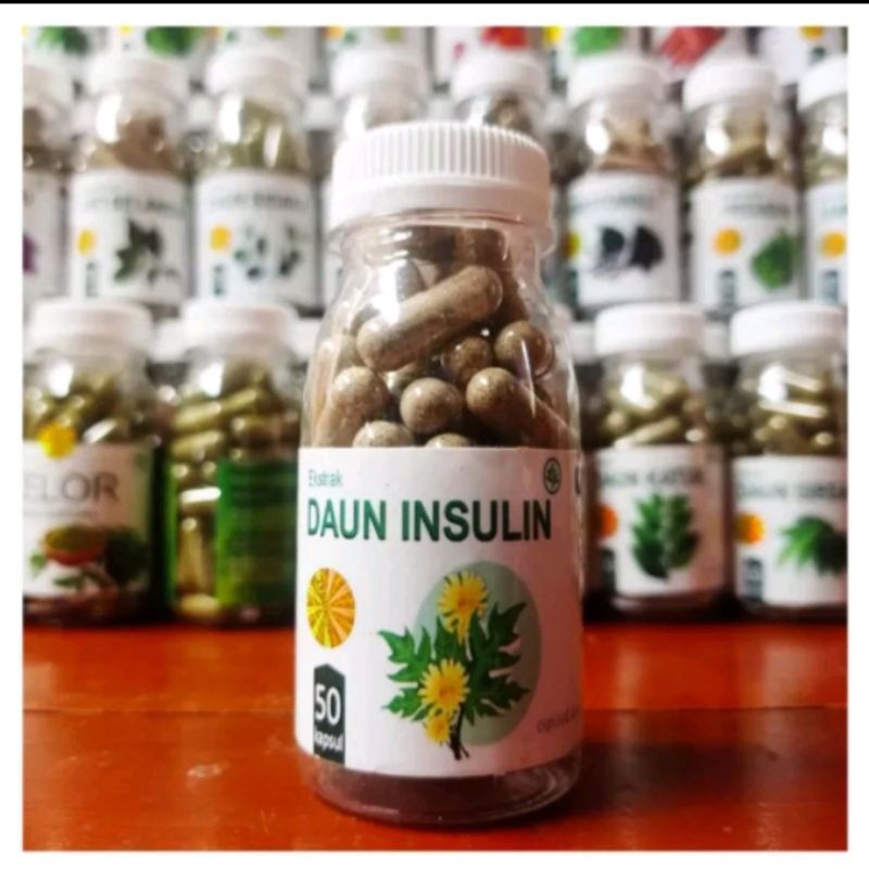Jual obat diabetes herbal daun jamu suplemen insulin untuk kesehatan ...