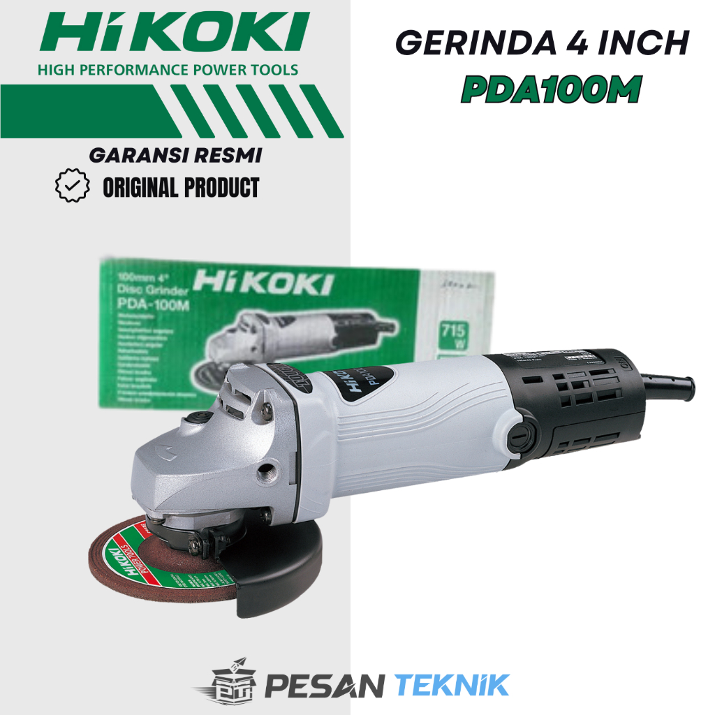 Jual Mesin Gerinda Angle Grinder 4 Inch PDA100M HITACHI-HIKOKI PDA 100M | Shopee Indonesia