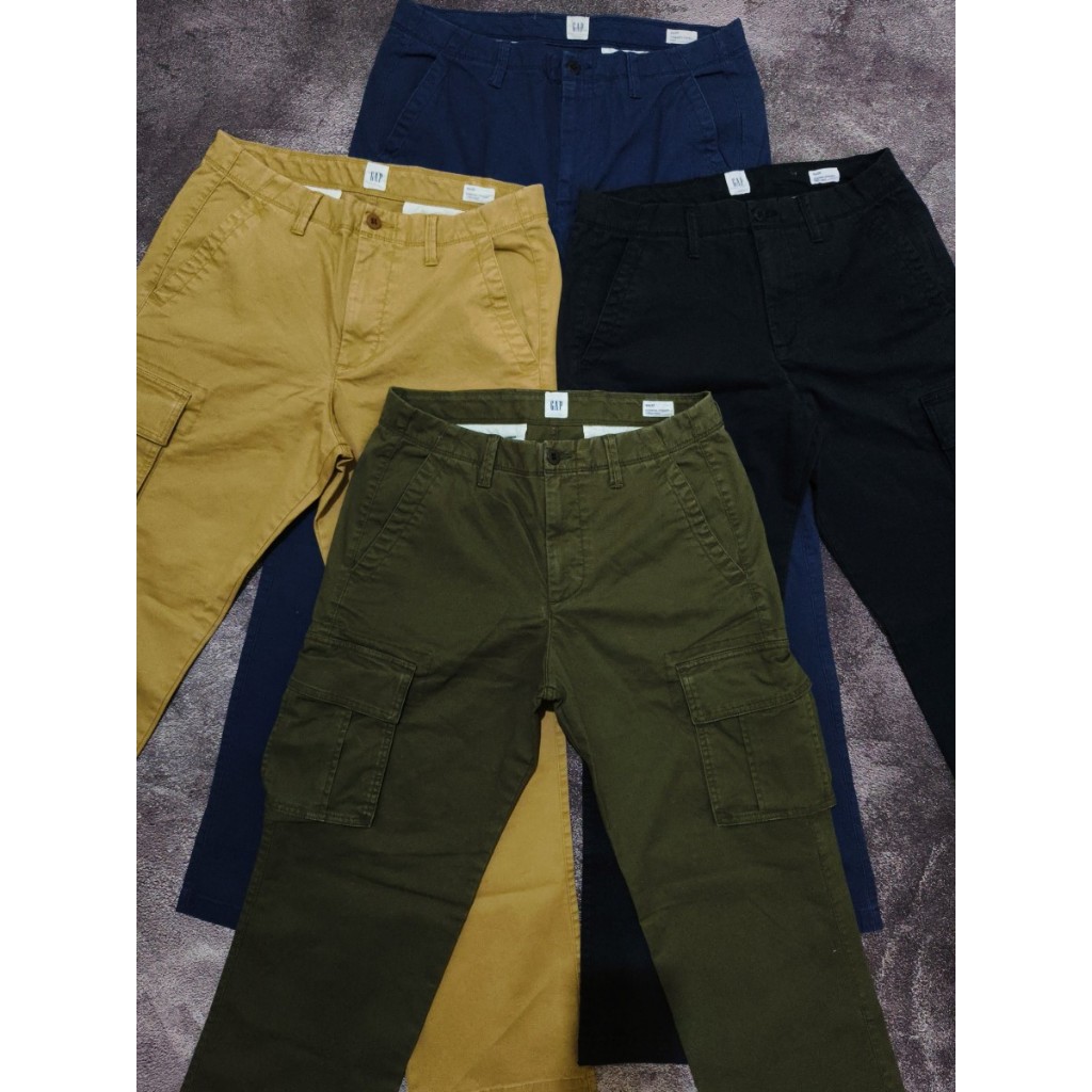 Jual Celana Cargo Panjang Pria GAP Essential Straight | Shopee Indonesia