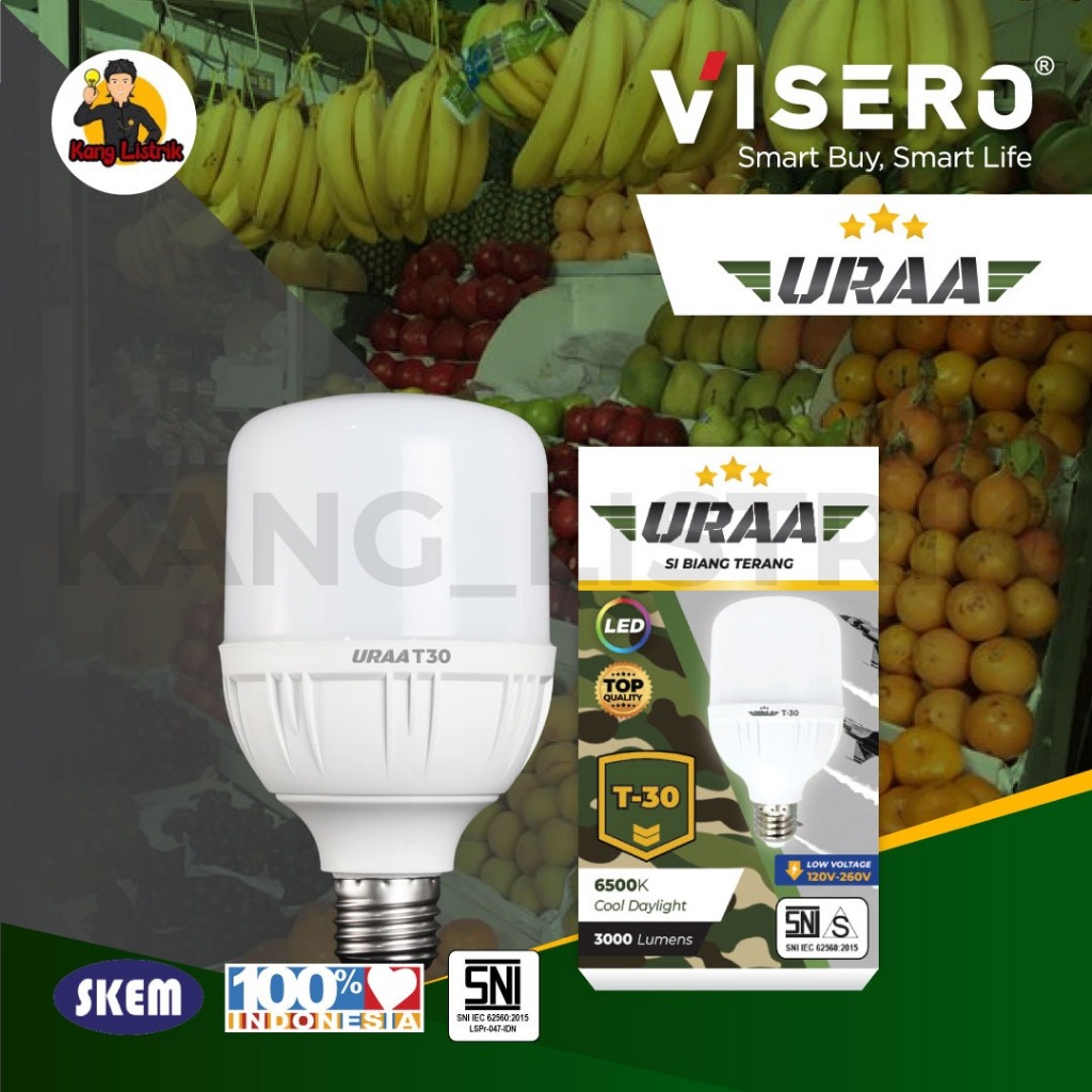 Jual VISERO Lampu Kapsul URAA 30 Watt / Lampu LED Kapsul Murah VISERO ...