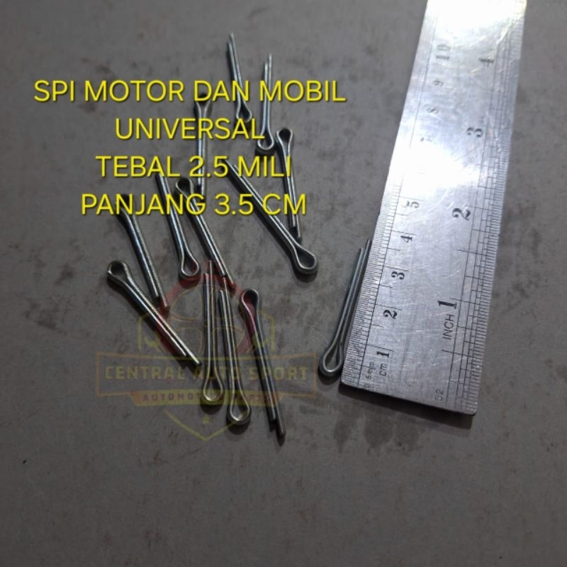 Jual SPI AS MOTOR MOBIL UNIVERSAL PEN BESI PENAHAN MUR BAUT SPLIT PEN ...