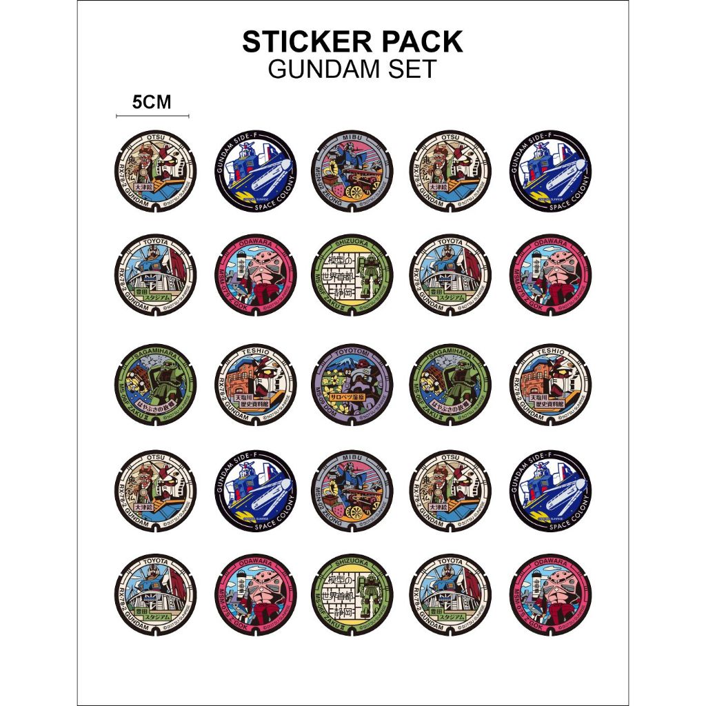 Jual STICKER PACK GUNDAM EMBLEM | BAHAN BERKUALITAS | Shopee Indonesia