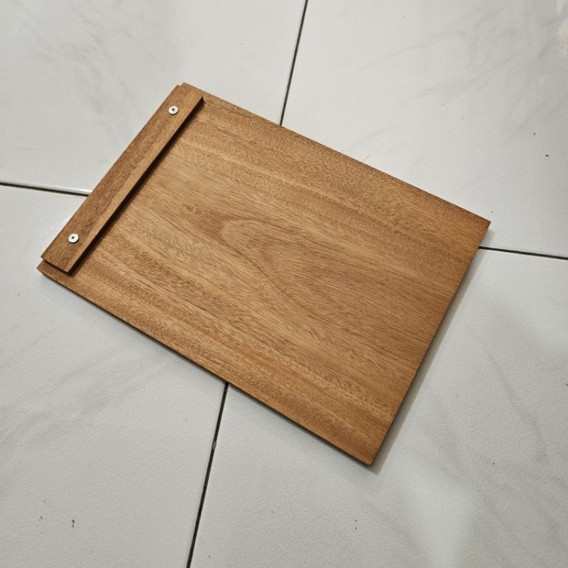 Jual papan menu kayu ukuran A4 kayu solid 100% papan utuh tanpa ...