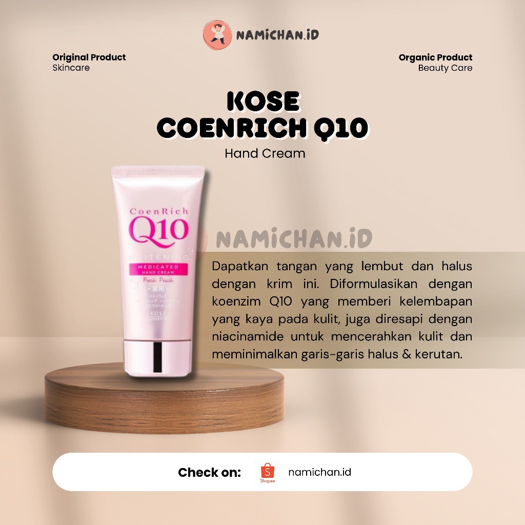 Jual [ PO Japan Oktober 2025 ] Kose Coenrich Q10 Hand Cream | Kose Jepang | Kose Hand Cream ...