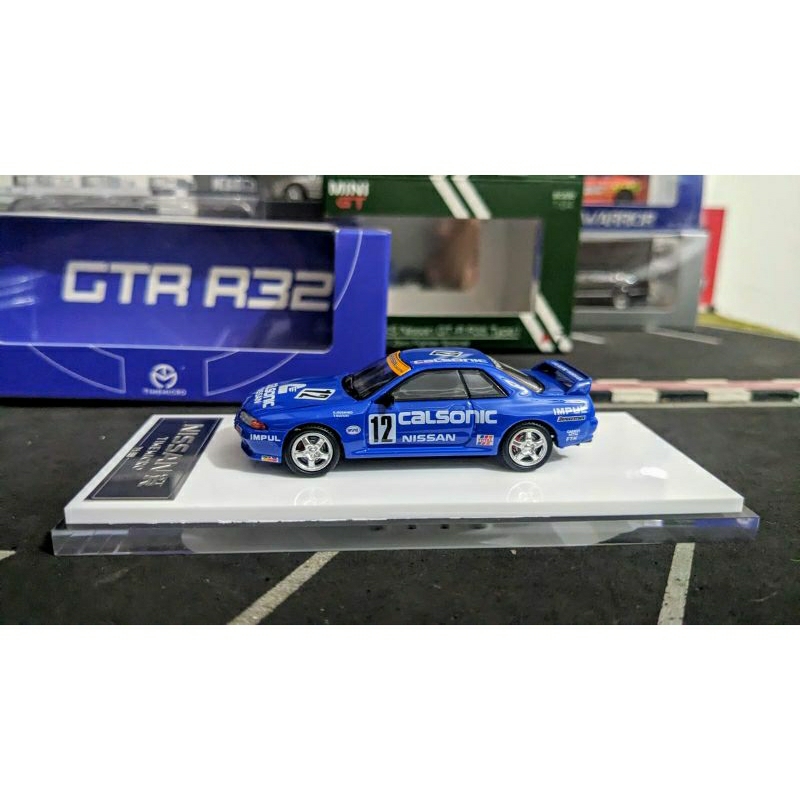 Jual Diecast Time Micro Nissan Skyline GTR R32 Calsonic | Shopee Indonesia
