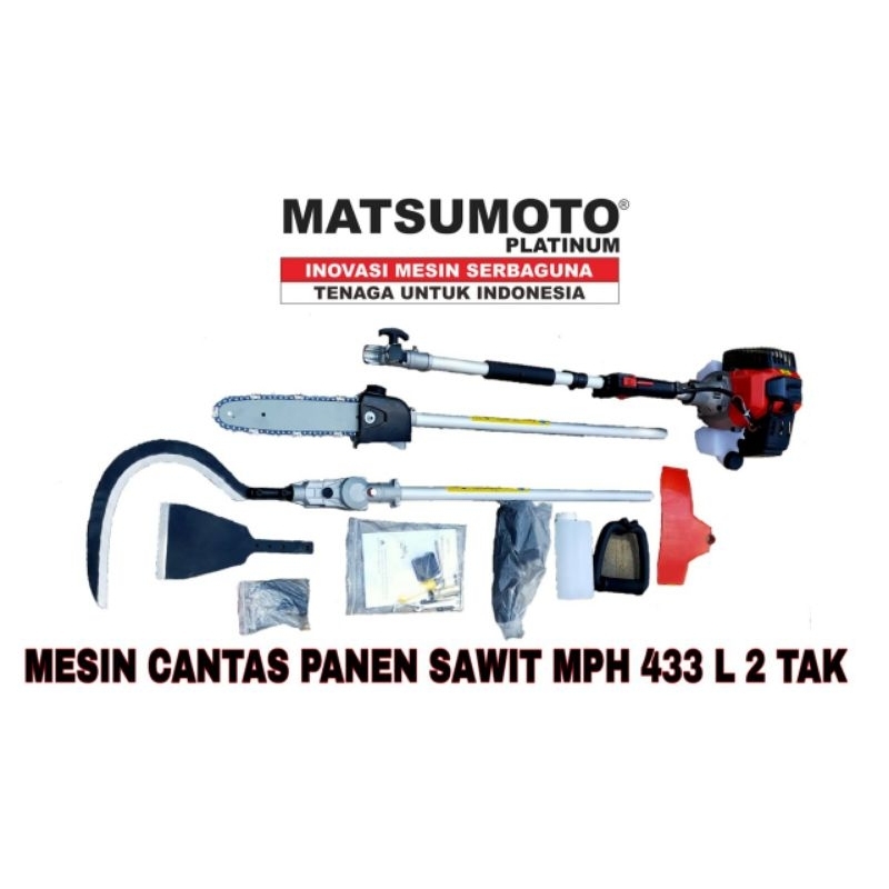 Jual * Mesin Dodos Sawit 3 in 1 / Alat Potong Sawit Matsumoto MPH 433L ...