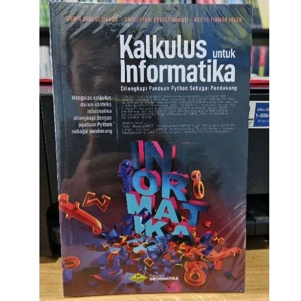 Jual BUKU KALKULUS UNTUK INFORMATIKA DILENGKAPI PANDUAN PYTHON SEBAGAI ...