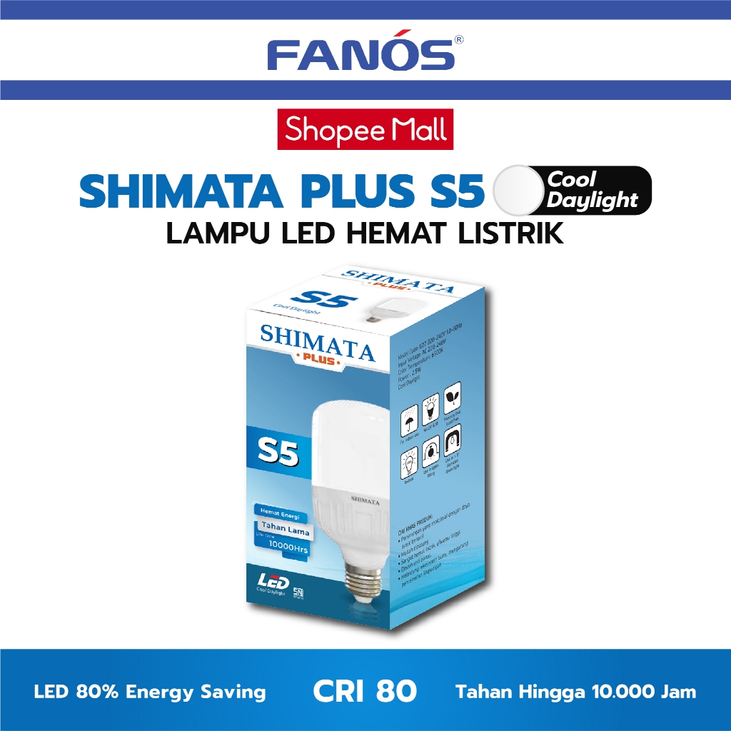 Jual Shimata Plus S5 Lampu LED Bohlam T Bulb Murah Terlaris dan ...