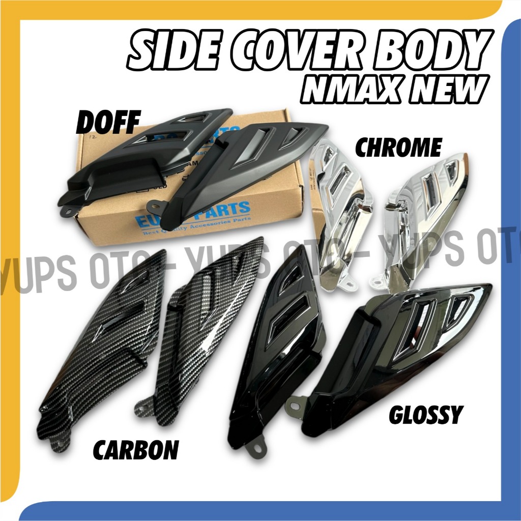 Jual COVER PIJAKAN BODY SAMPING NMAX NEW 2020 KARBON SIDE COVER BODY ...