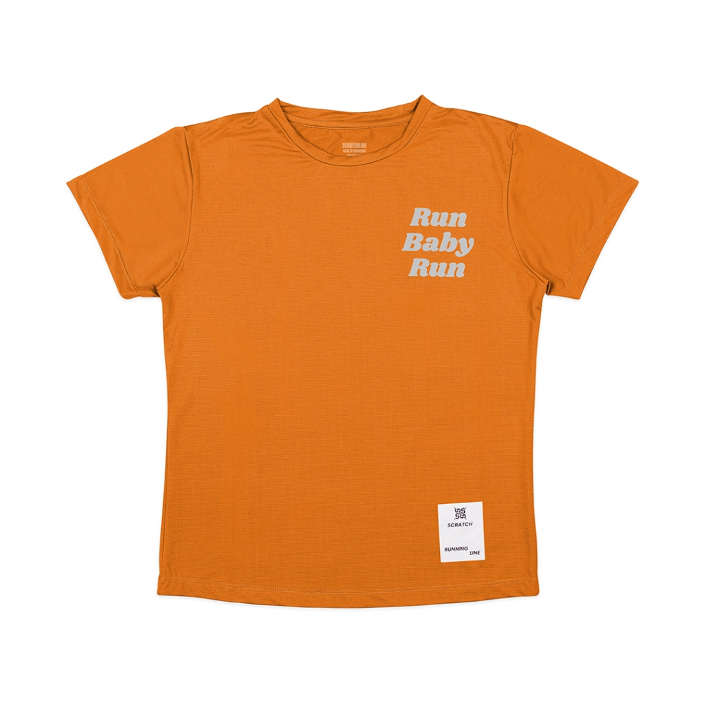 Jual Scratchline Chic Running T-shirt Mustard Women | Shopee Indonesia