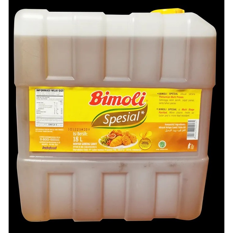 Jual Bimoli spesial 18 liter kemasan jerigen | Shopee Indonesia