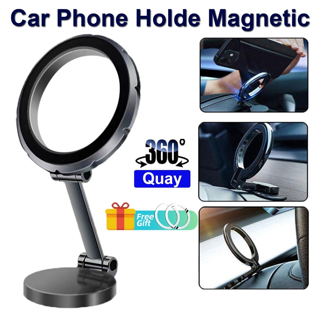 Jual Actual【COD】Magnet Car Holder 360° Rotation Magsafe Car Phone ...