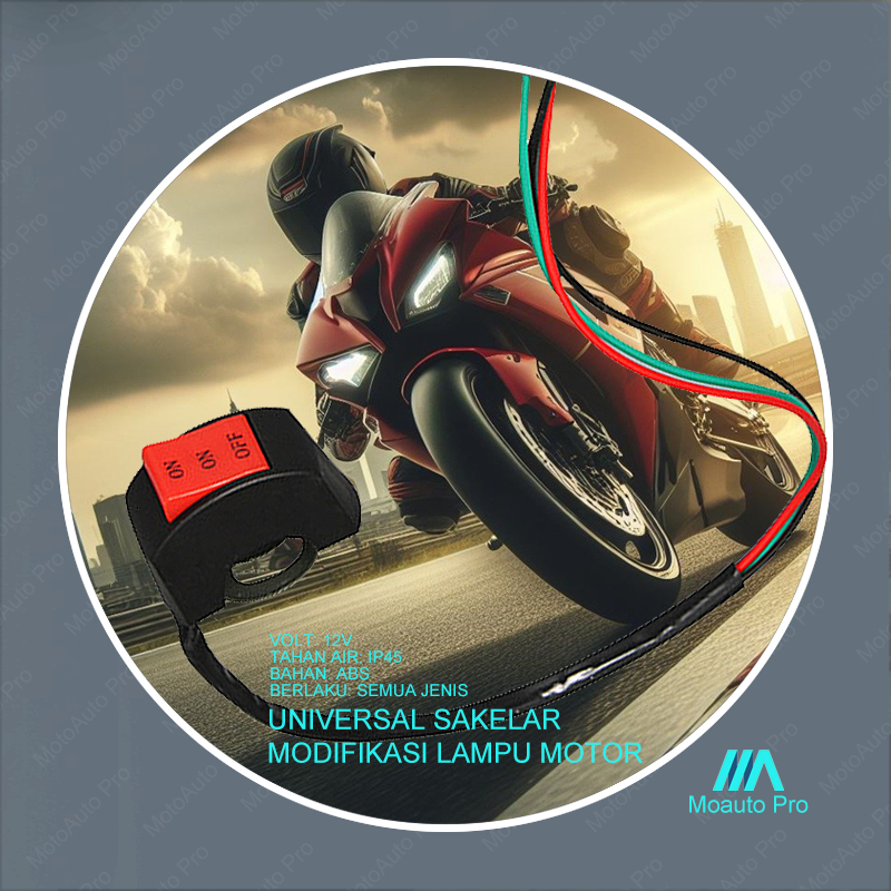 Jual Sakelar modifikasi motor saklar lampu depan motor saklar tombol ...