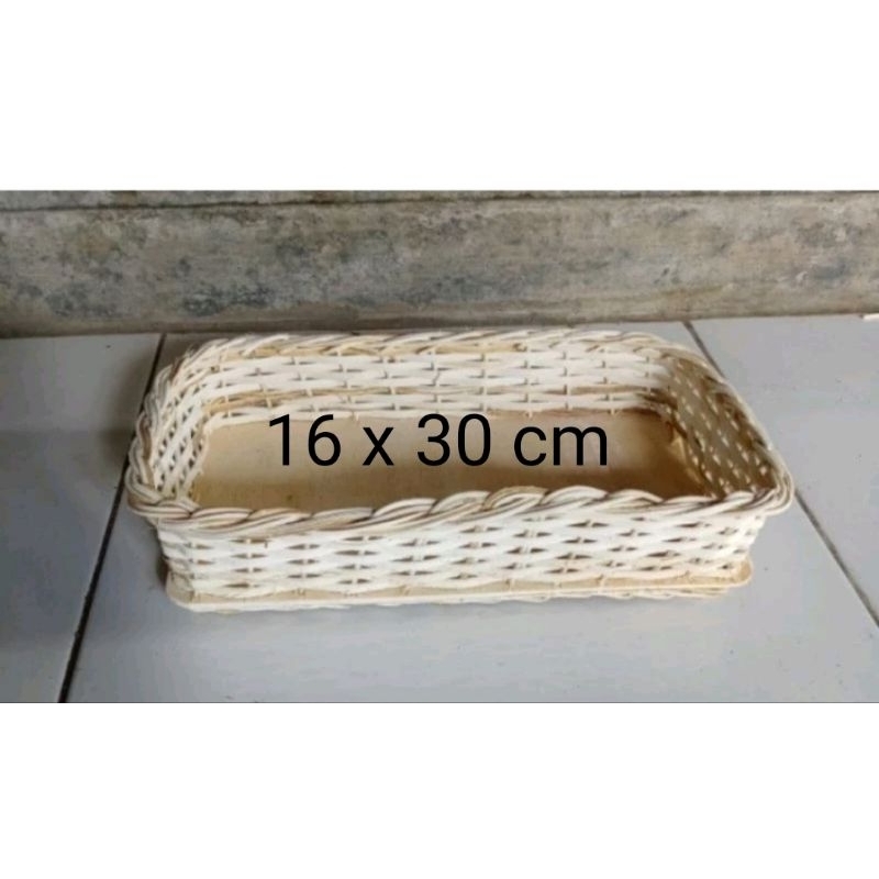 Jual kotak rotan 30 cm x 16 cm dan size lain2 | Shopee Indonesia