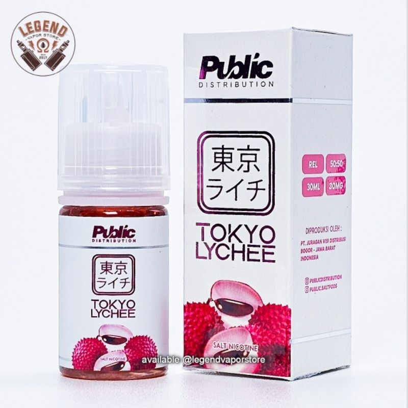 Jual SALT NIC - LIQUID TOKYO LYCHEE Fresh Lychee Fruit 30ML 30MG ...