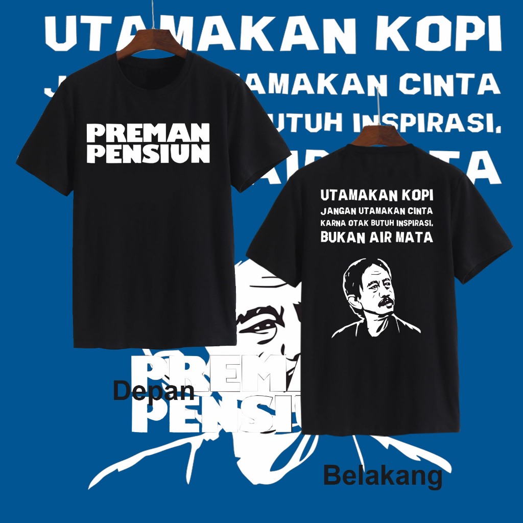 Jual PREMAN PENSIUN BAJU KAOSS | Shopee Indonesia