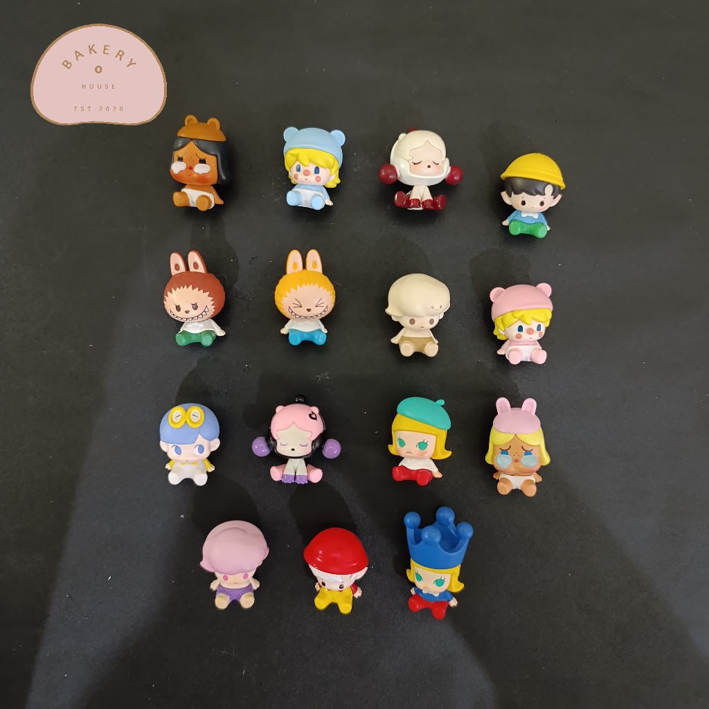 Jual NEW // POP BEAN POPMART CHARM CLASSIC SITTING SERIES ORIGINAL ...