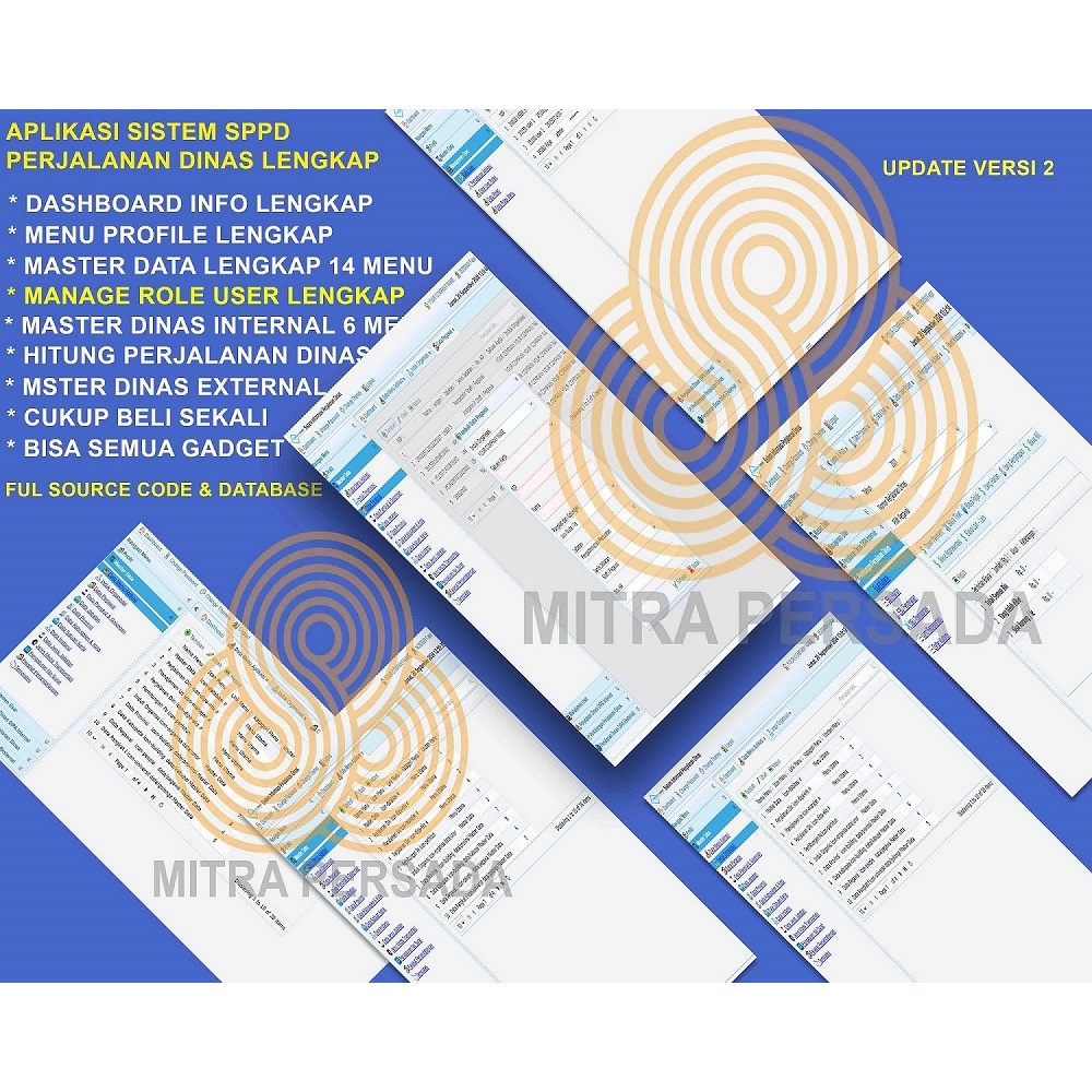 Jual APLIKASI WEB SOURCE CODE SPPD SISTEM PERJALANAN DINAS LENGKAP SIAP PAKAI UNTUK INSTANSI ...