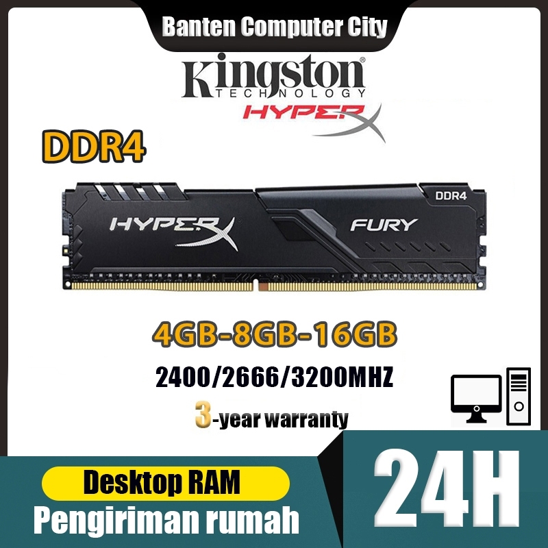 Jual Pengiriman Jakarta RAM DDR4 4GB 8GB 16GB Desktop PC Kingston ...