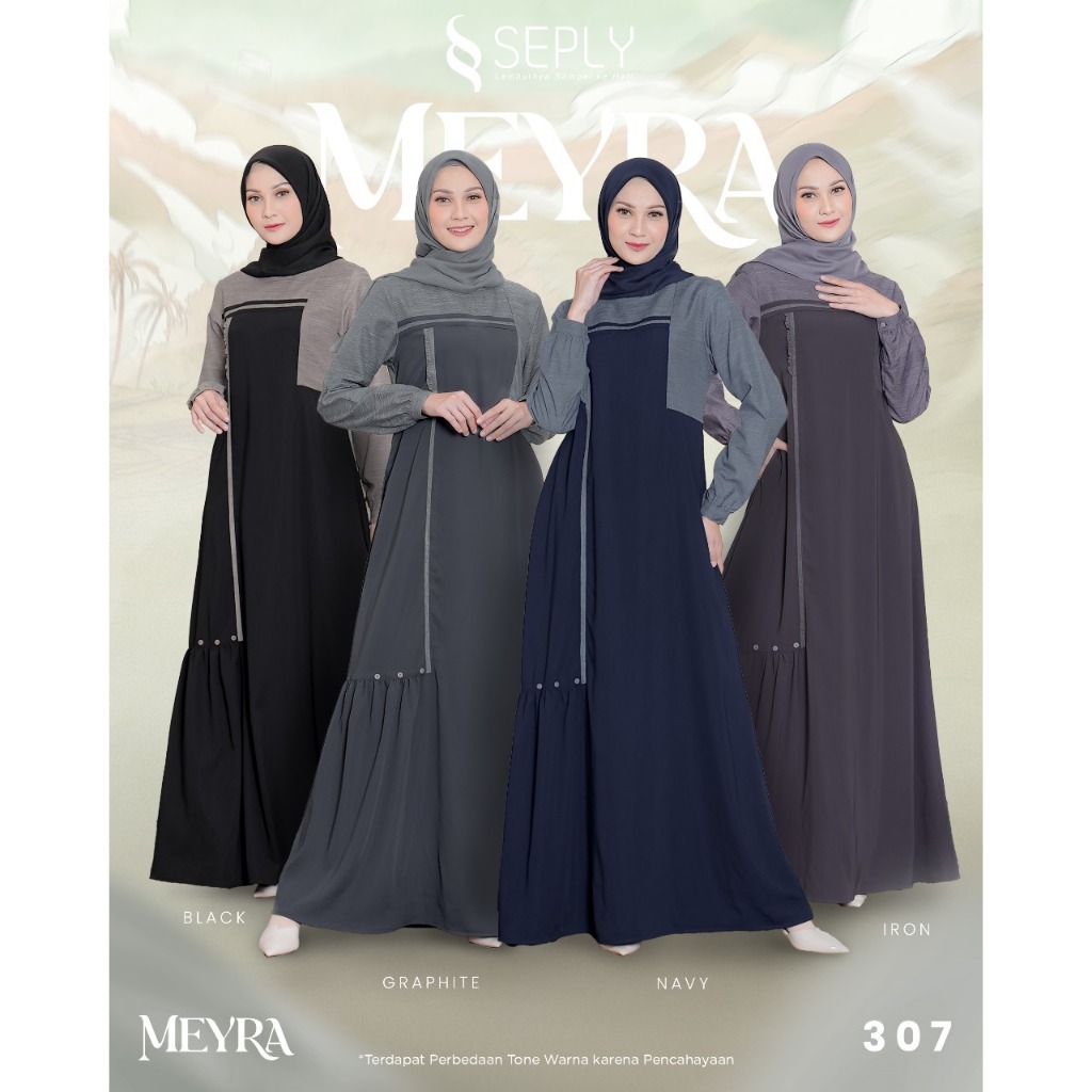 Jual Seply Gamis Daily Meyra 307 Dress Daily | Shopee Indonesia